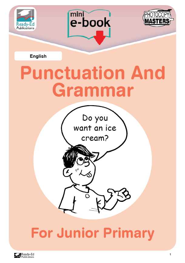 English: Punctuation And Grammar Jnr - Worksheets - Ready-Ed